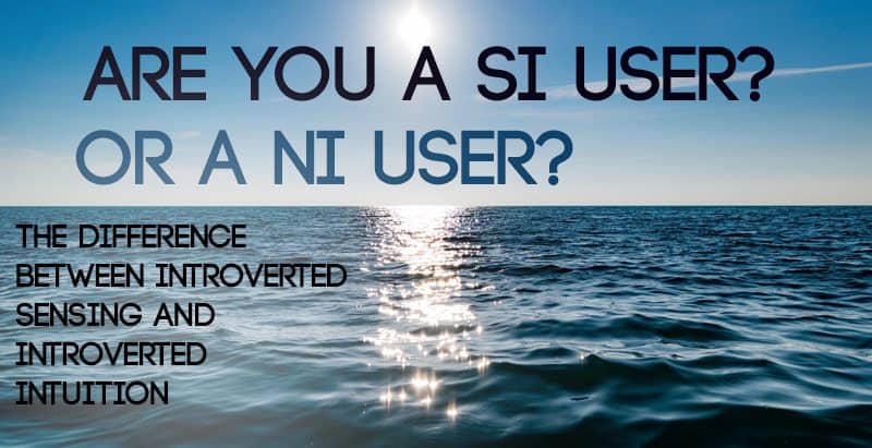 Are you a Si-User or a Ni-User? The Difference Between Introverted ... Are you a Si-User or a Ni-User? The Difference Between Introverted ...