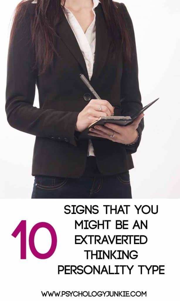10 Signs That You Might Be An Extraverted Thinker - Psychology Junkie