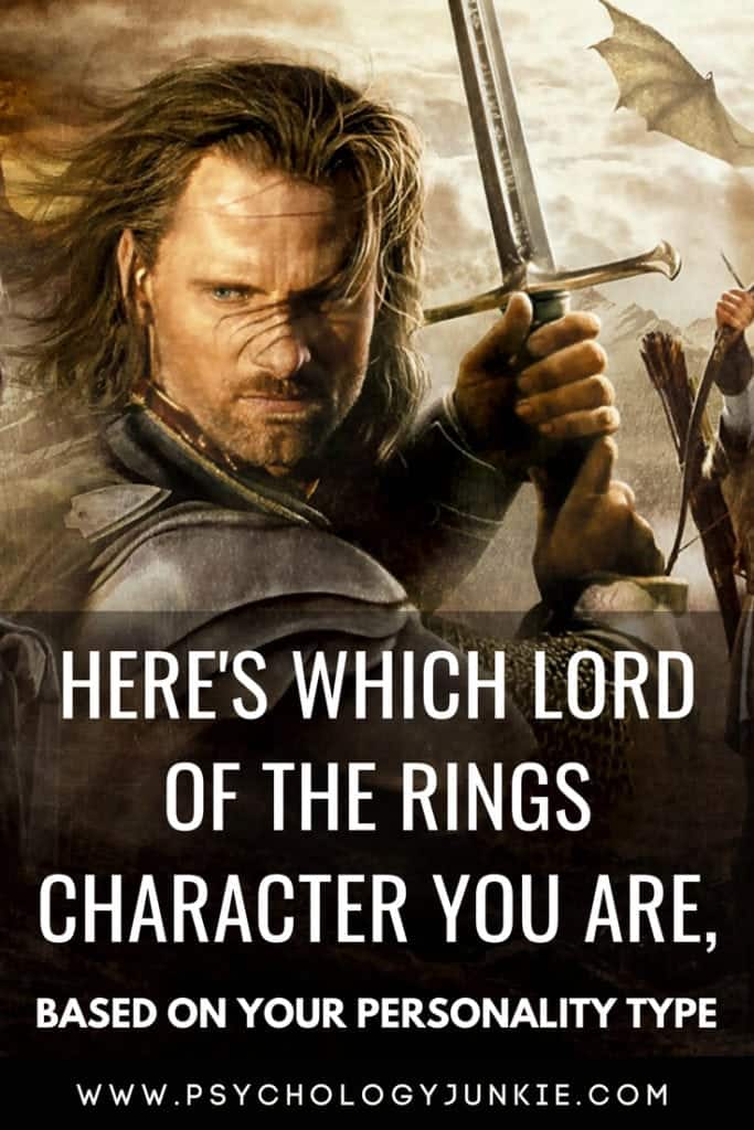 Here's Which Lord of the Rings Character You Are, Based on Your Myers ...