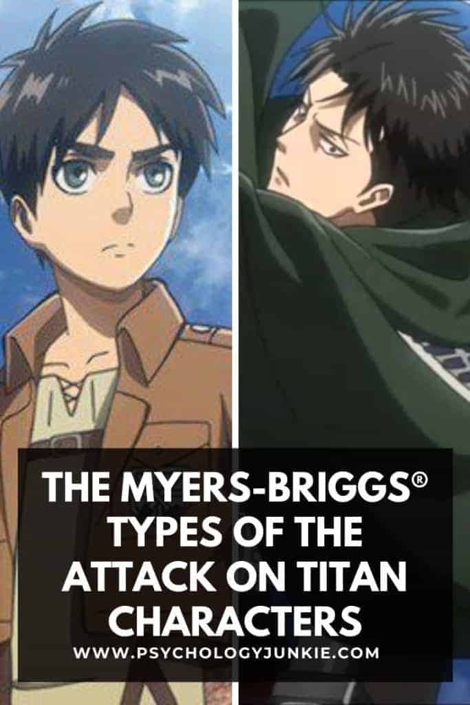 The Myers-Briggs® Types of the Attack on Titan Characters - Psychology ...