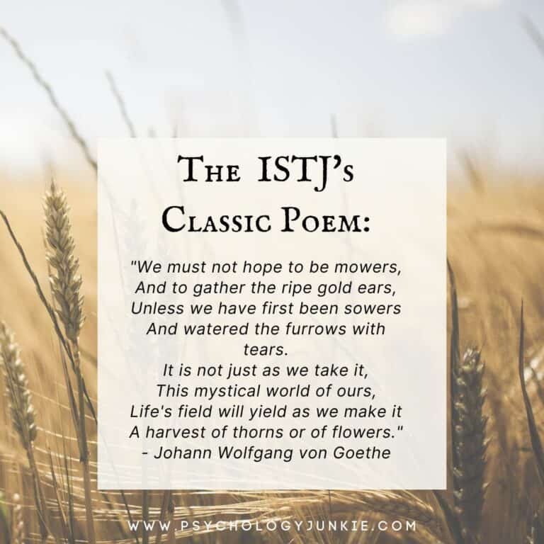 The Classic Poem You'll Love, Based On Your Myers-Briggs® Personality ...