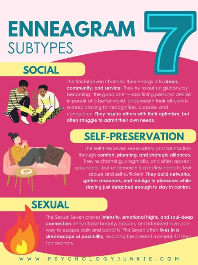 The Enneagram 7 Subtypes (Instinctual Variants): Which One Are You ...